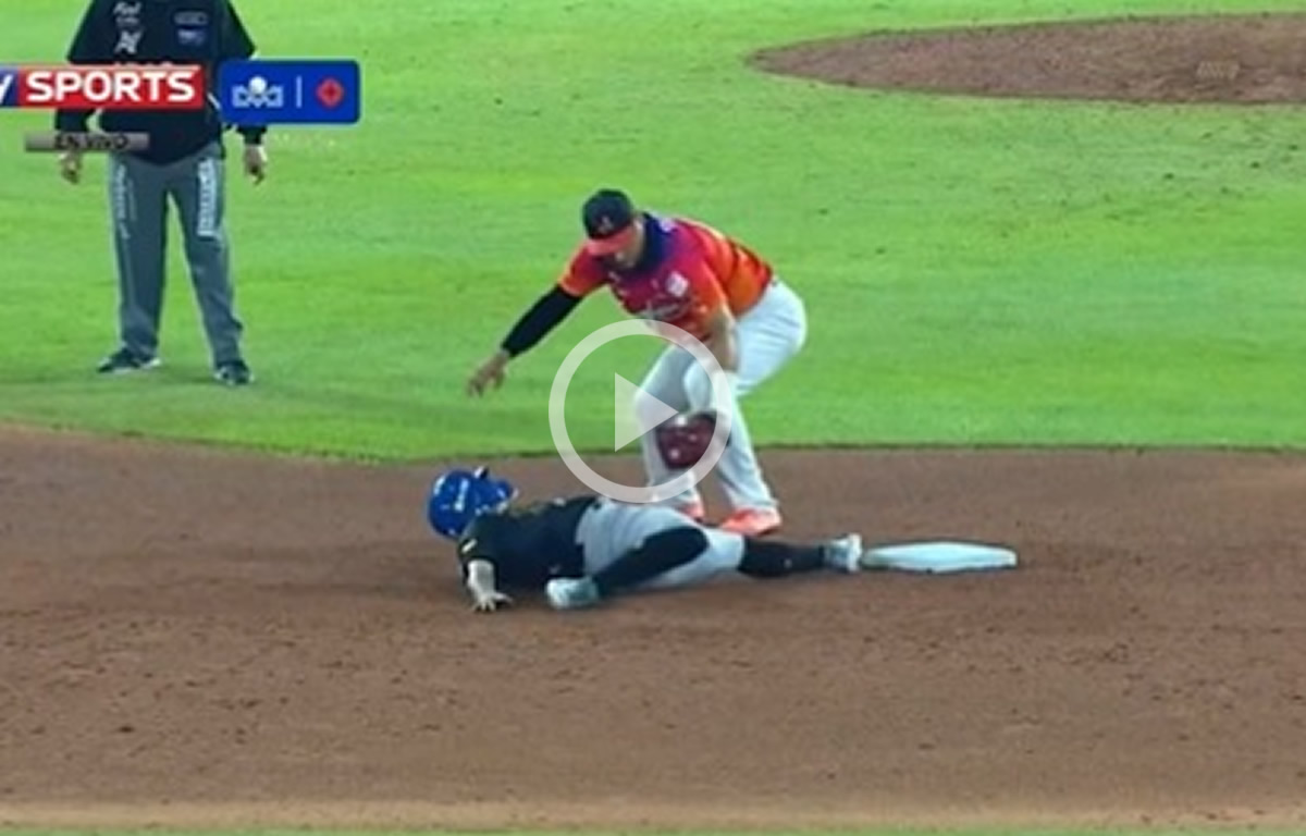 ¿CÓMO LE HIZO? El espectacular robo de base de 'Haper' Gamboa [VIDEO ...