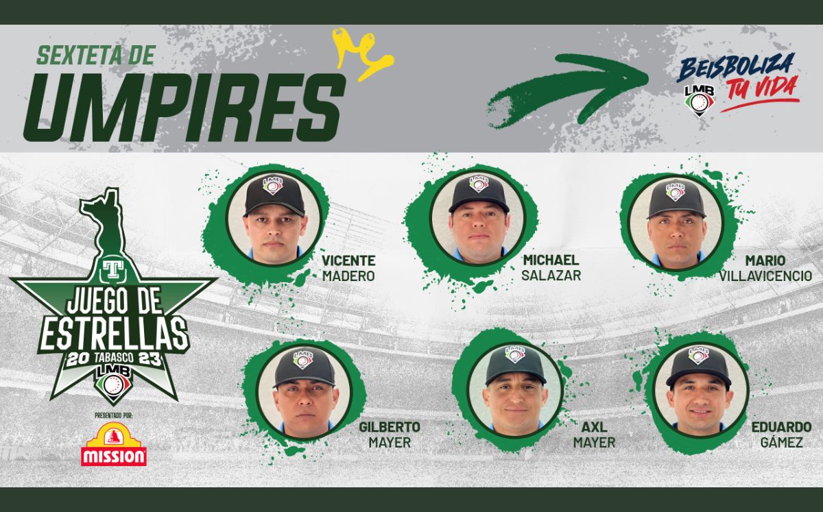 LMB: Ellos son los umpires que estarán en el Juego de Estrellas 2023 ...