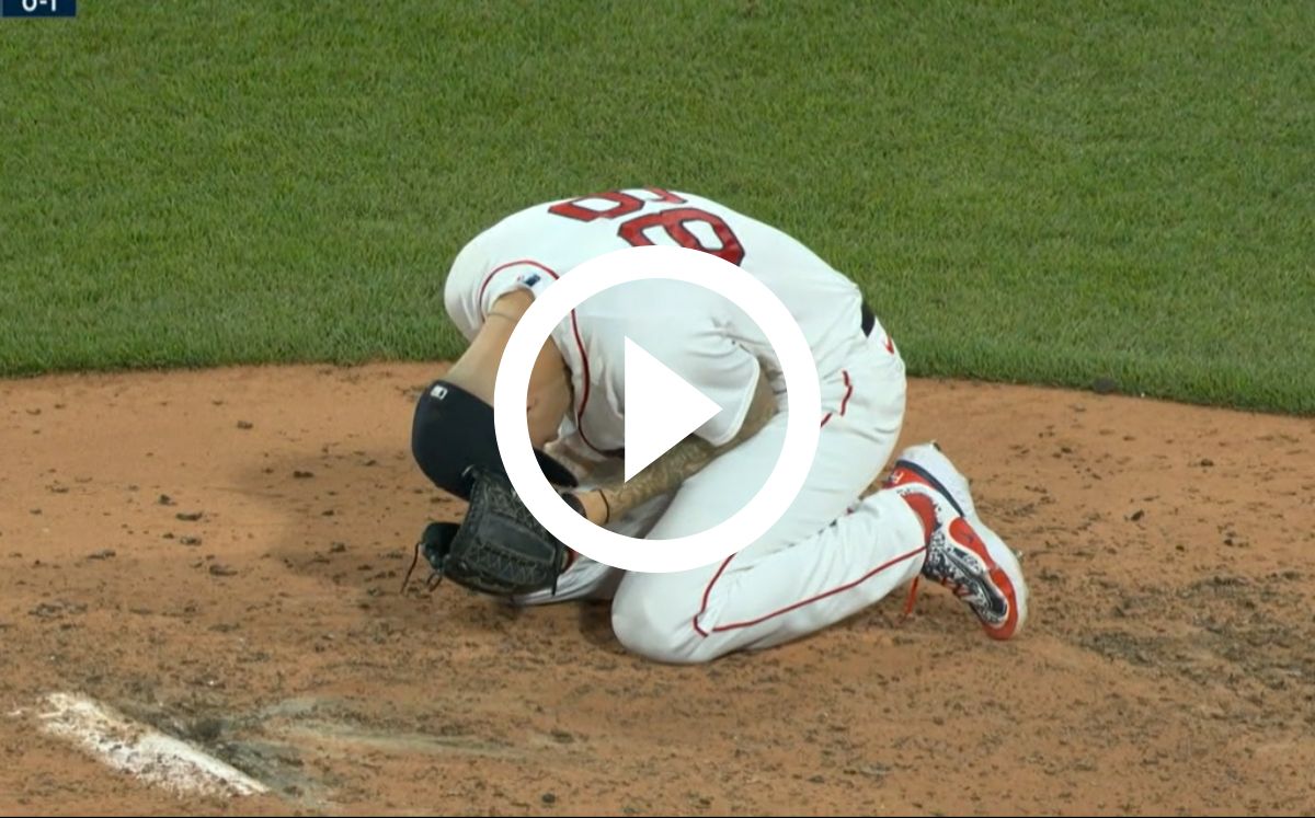 MLB: Pitcher de Red Sox recibe pelotazo en la cara vs Yankees (+Video ...