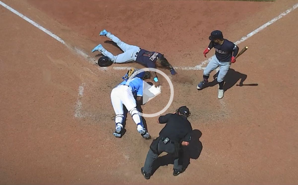 MLB: José Ramírez hace arriesgado robo de home en extrainnings [VIDEO ...