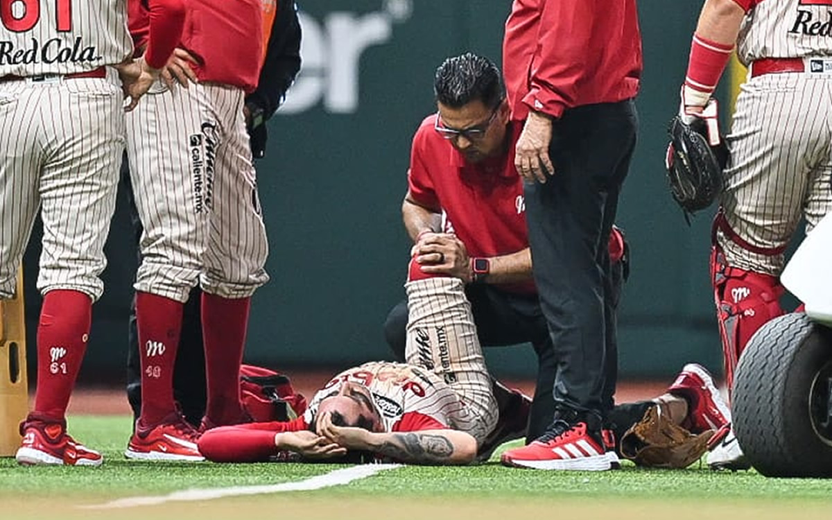 Diablos Rojos da reporte de lesión de 'Haper' Gamboa - Séptima Entrada