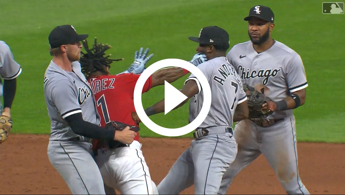 José Ramírez y Tim Anderson desatan pelea en el White Sox vs Guardians ...