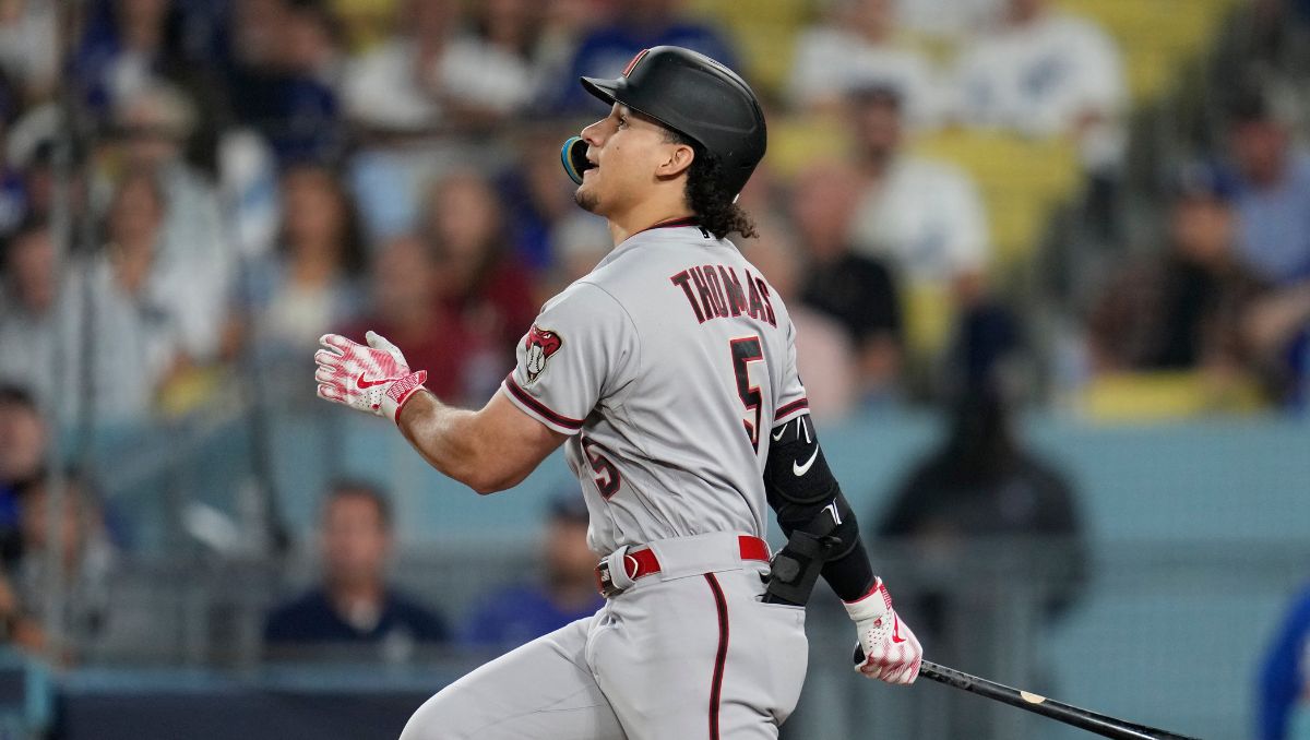 Alek Thomas pone el turno más largo para un jonrón en los Playoffs MLB ...