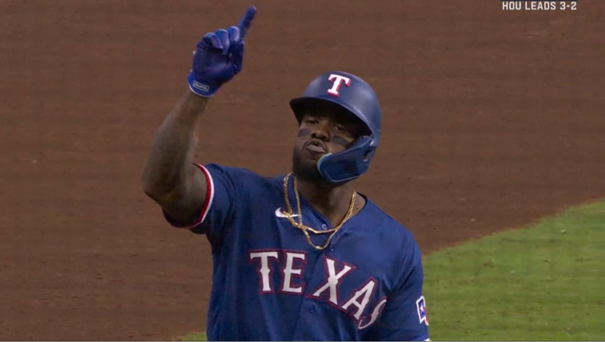 Adolis García pega grand slam y manda a Rangers al Juego 7 vs Astros ...