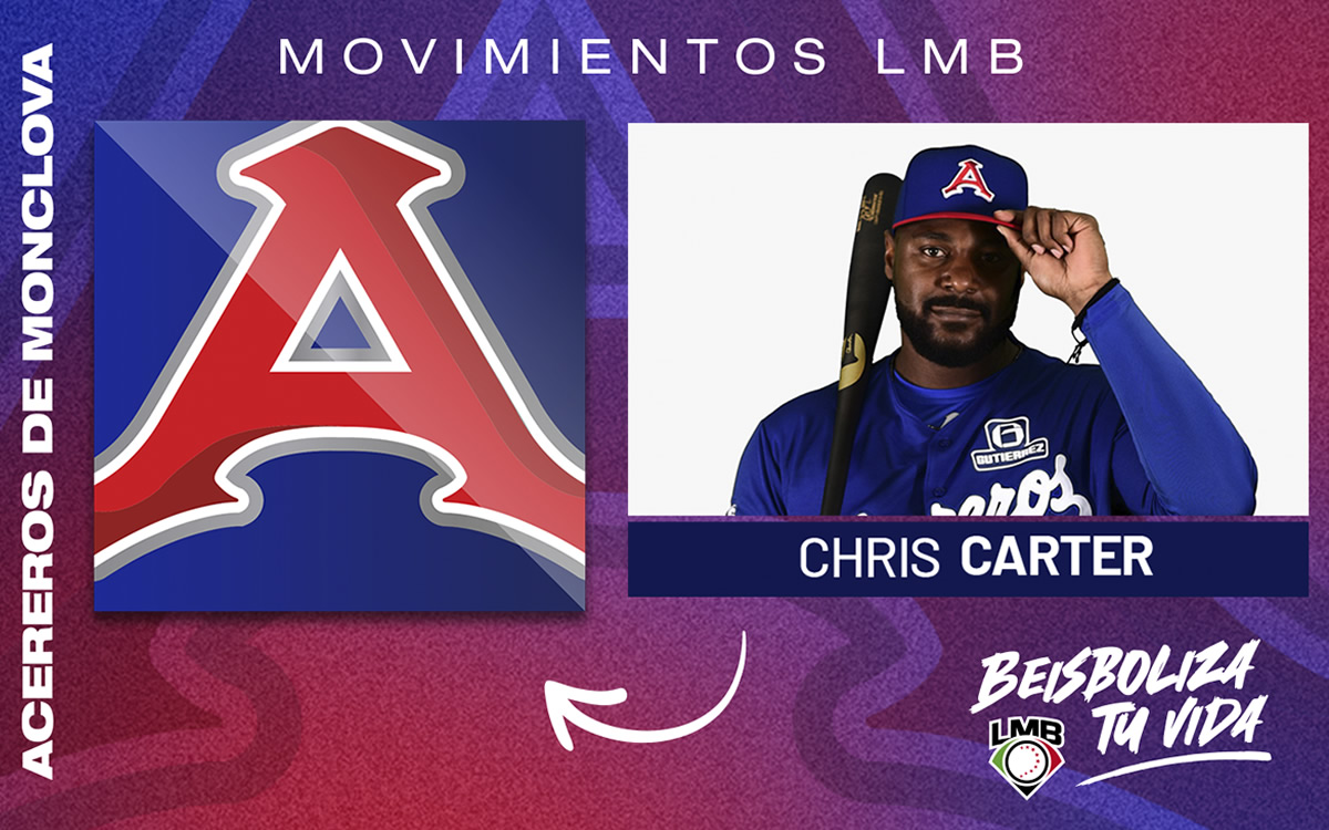 Chris Carter regresa a los Acereros de Monclova - Séptima Entrada