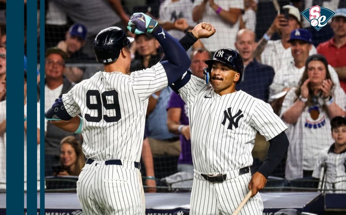 Yankees evita la barrida vs Dodgers con jonrones de Grisham y Judge - Séptima Entrada